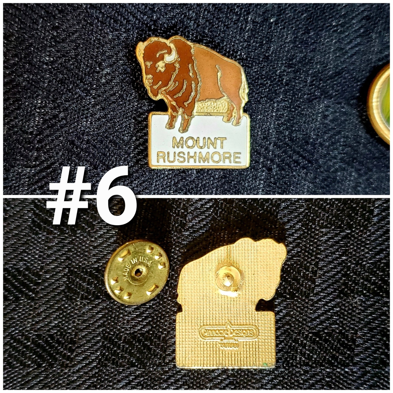 Vintage to Now Pins State City Country Destination Travel Souvenir Pins ...