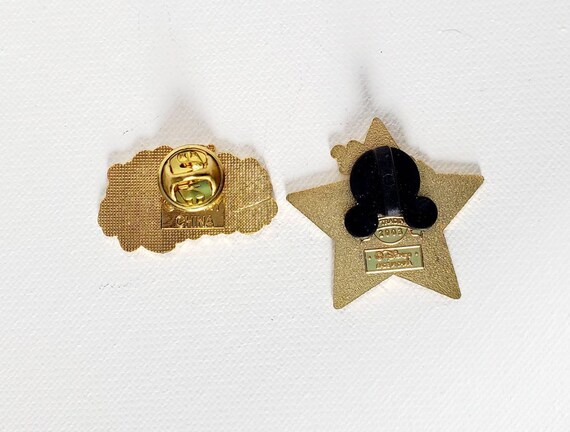 Pair of Walt Disney Collectible Pins/Hat Pins - Gem