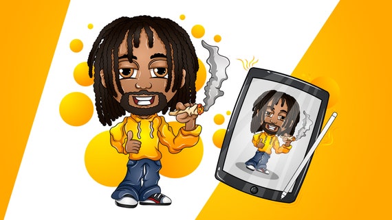 Custom Cartoon Character Cartoon Logo Design Illustration - Etsy