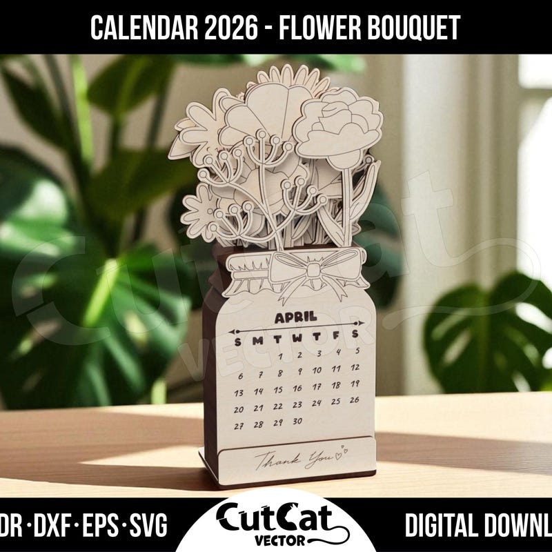 2026 Calendar Svg - Etsy