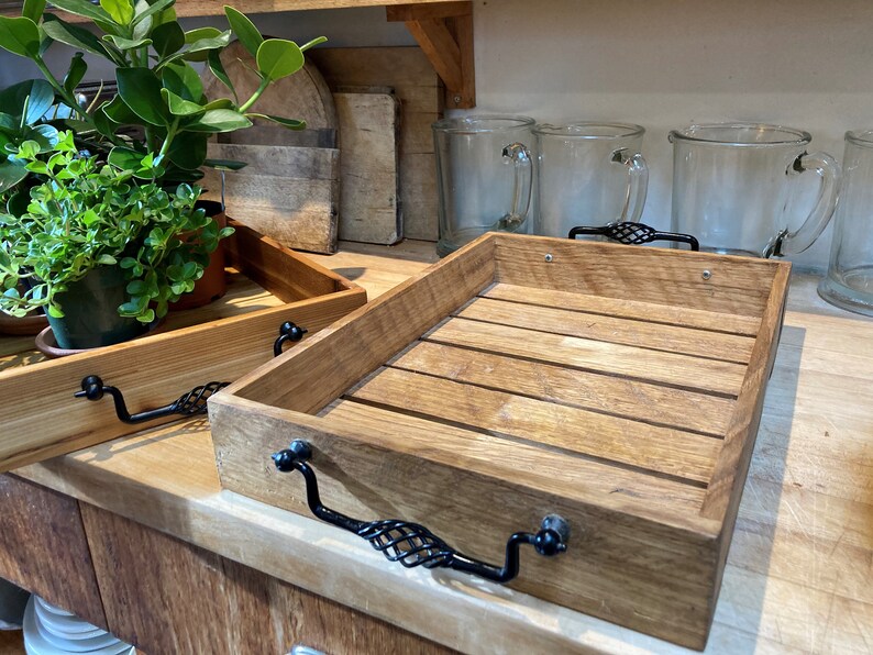 Wooden Butler's Tray - Etsy