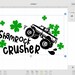 Shamrock Crusher SVG PNG, St.patrick Boy Shirt Printable, Saint Patrick ...