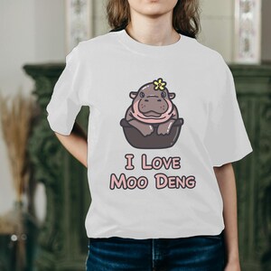 Moo Deng SVG PNG, Moodeng Bouncy Hippo, Moo-deng Baby Pygmy Hippo to ...