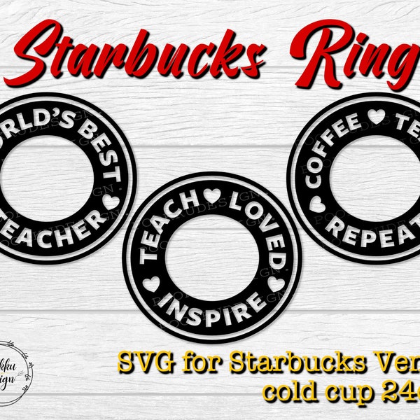 Starbucks Border Svg - Etsy
