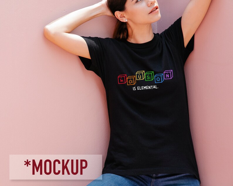 Inclusion is Elemental Cut File for Printing on Shirt Rainbow - Etsy