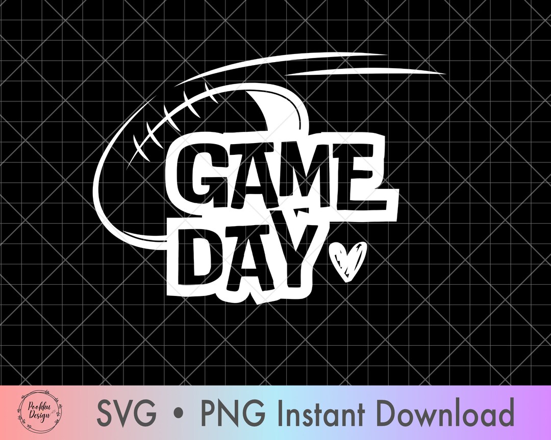 Foot Ball Game Day Cut File for Printing on Shirt, Game Day Vibes, Foot ...