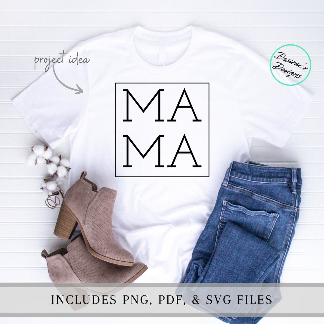 Mama SVG - Mom Life - Cricut SVG - Instant Download - Silhouette Svg ...