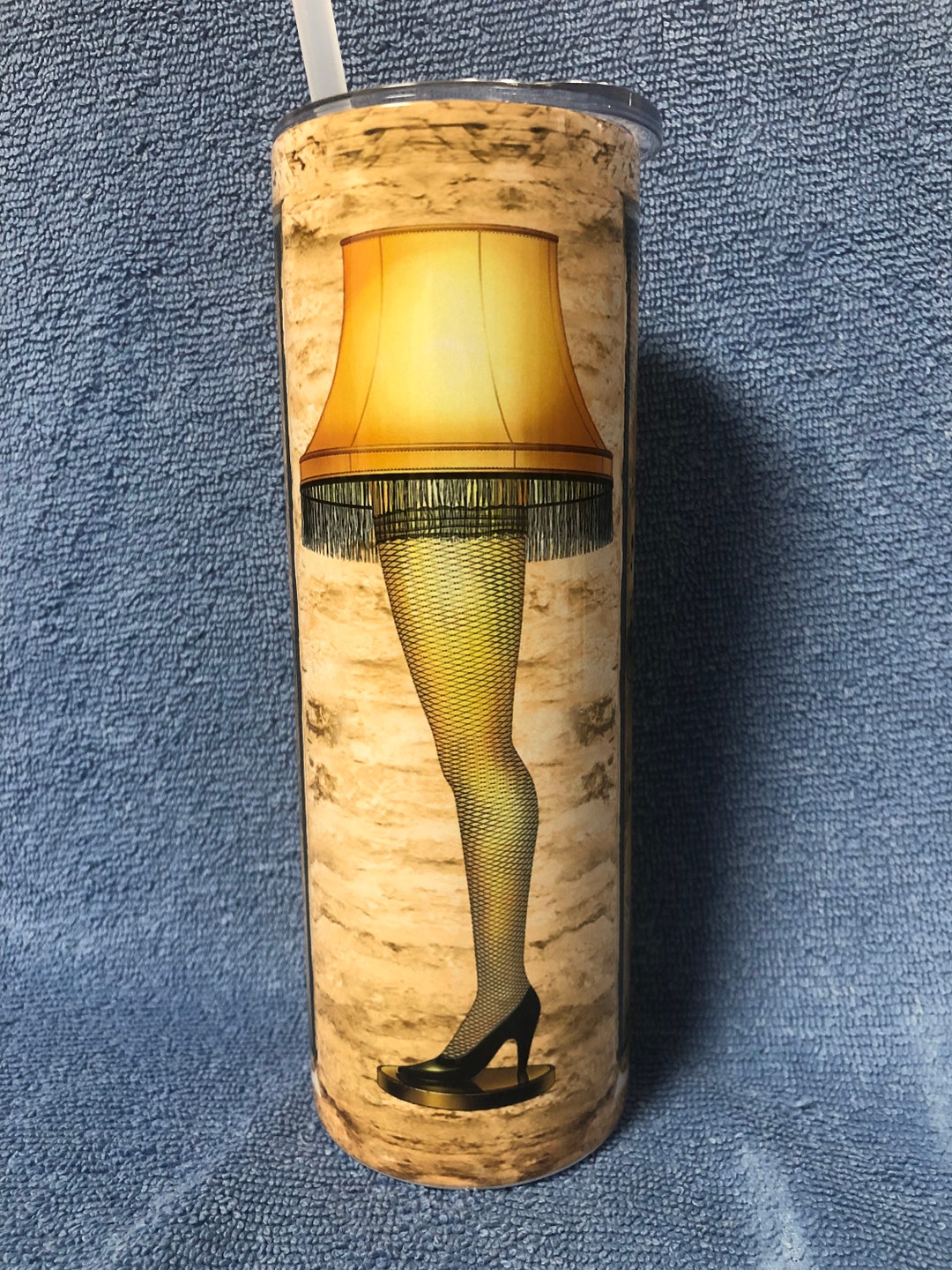 Leg Lamp A Christmas Story 20oz Stainless Tumbler W/plastic Straw - Etsy