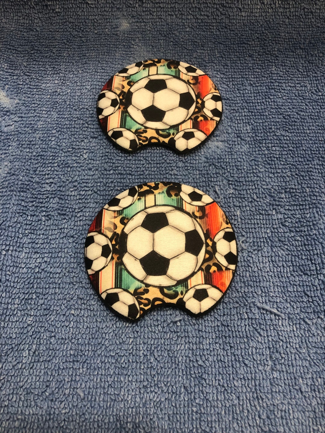 Soccer Ball Sports Car Coasters 2.6875" (2-pack) - Etsy