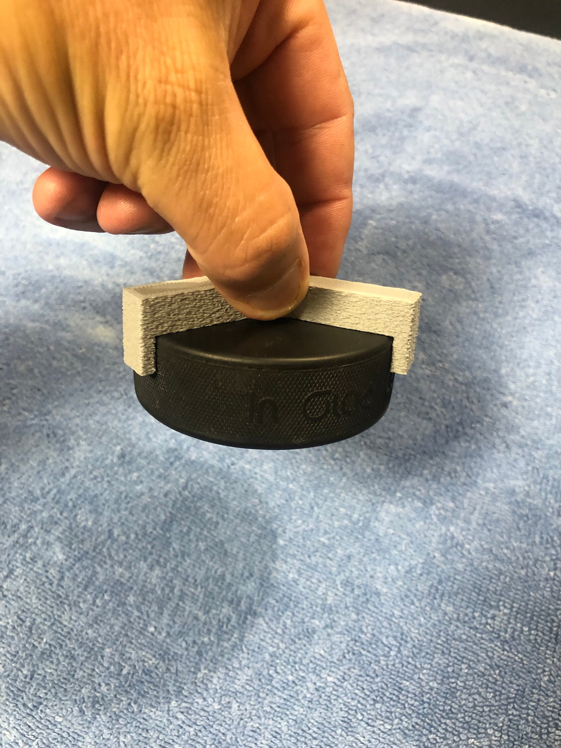 Hockey Puck Wall Mount Display Holder Gray (3-pack) - Etsy