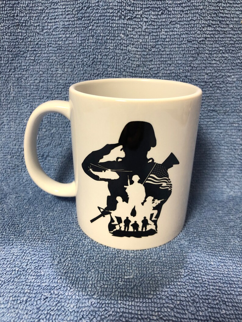 US Soldier 11oz Coffee Cup/mug - Etsy