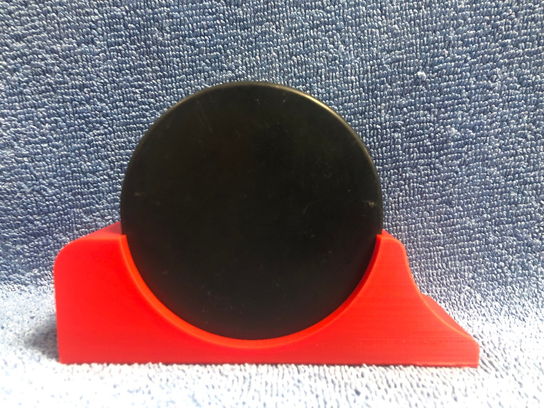 Hockey Puck Holder/stand 3D Printed Set of 2 PLA (pick Color) - Etsy
