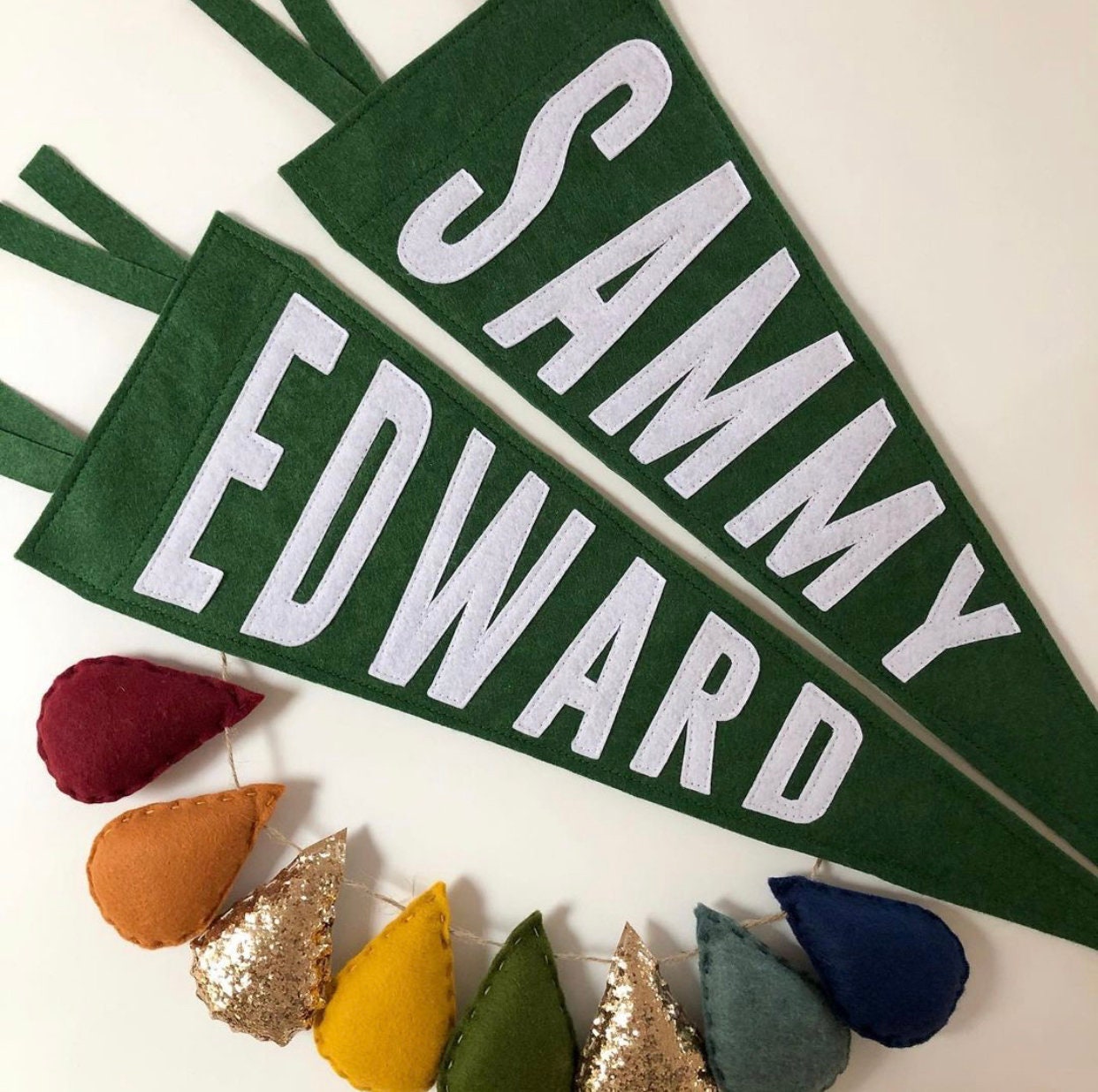 Large Custom Pennant Flag - Etsy UK