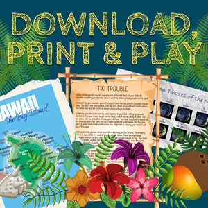 Hawaiian Themed Escape Room Adventure, DIY Escape Room for All Ages ...