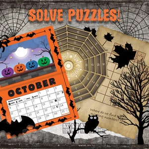 Printable Fall Adventure Bundle, Halloween Escape Adventure, Fall ...