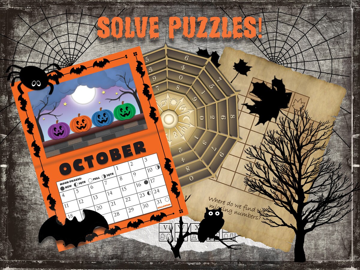 Printable Fall Adventure Bundle, Halloween Escape Adventure, Fall ...