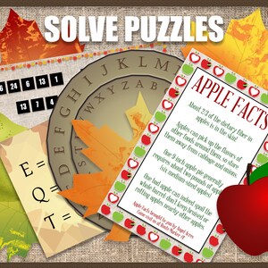 Printable Fall Adventure Bundle, Halloween Escape Adventure, Fall ...