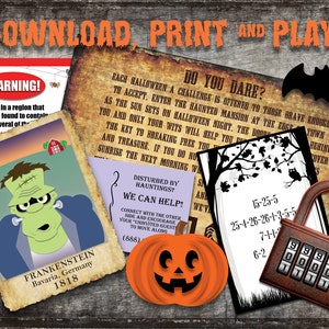 Printable Fall Adventure Bundle, Halloween Escape Adventure, Fall ...