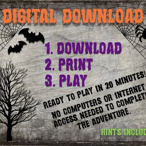 Printable Fall Adventure Bundle, Halloween Escape Adventure, Fall ...
