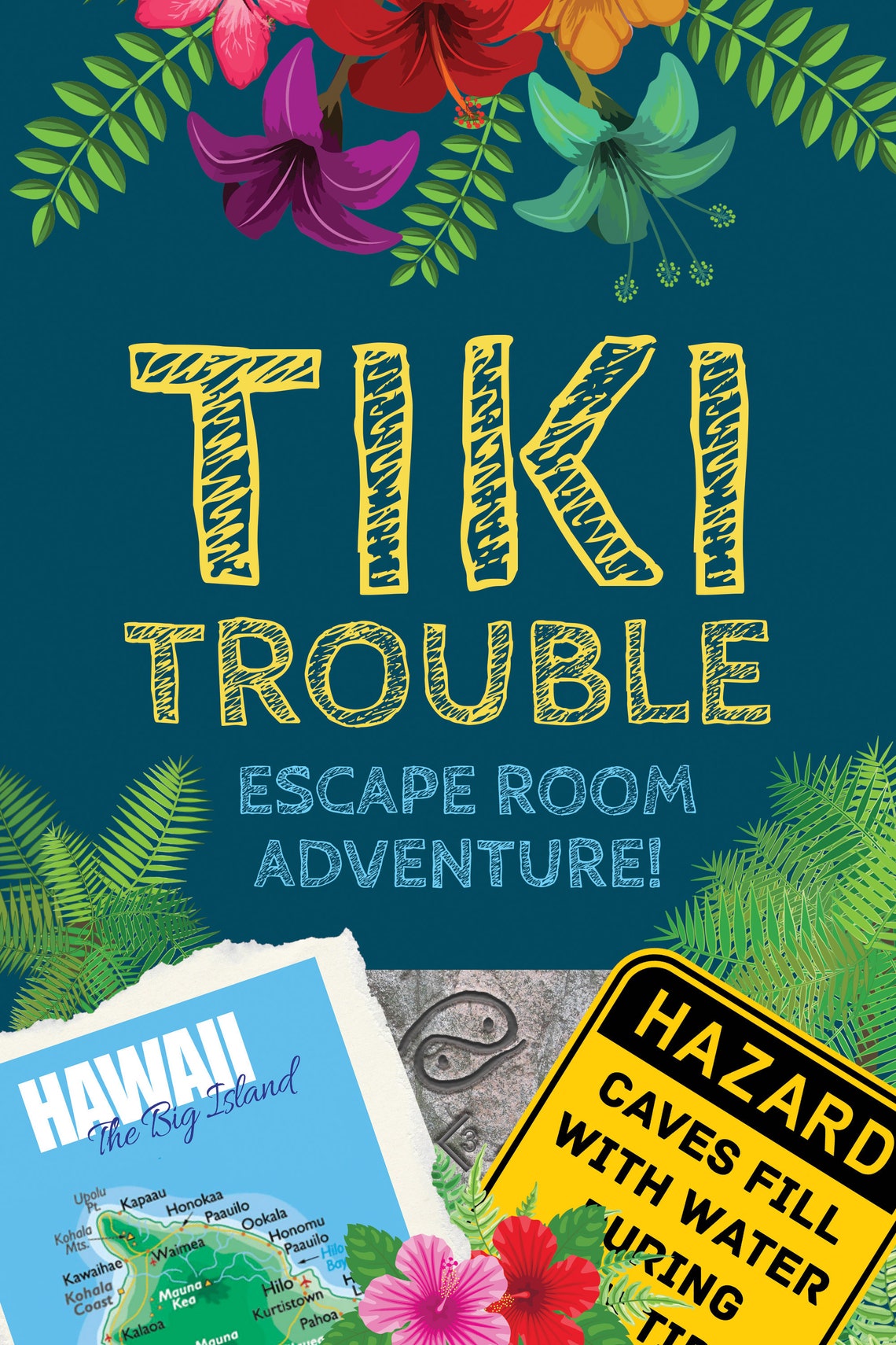 Hawaiian Themed Escape Room Adventure DIY Escape Room for all | Etsy
