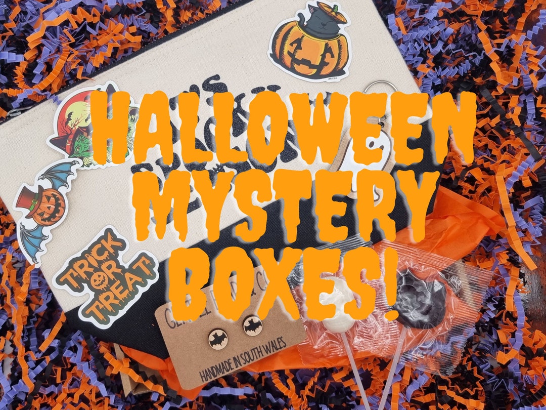 Halloween Mystery Box, Spooky Halloween Lucky Dip Gift Box, Fall/autumn ...