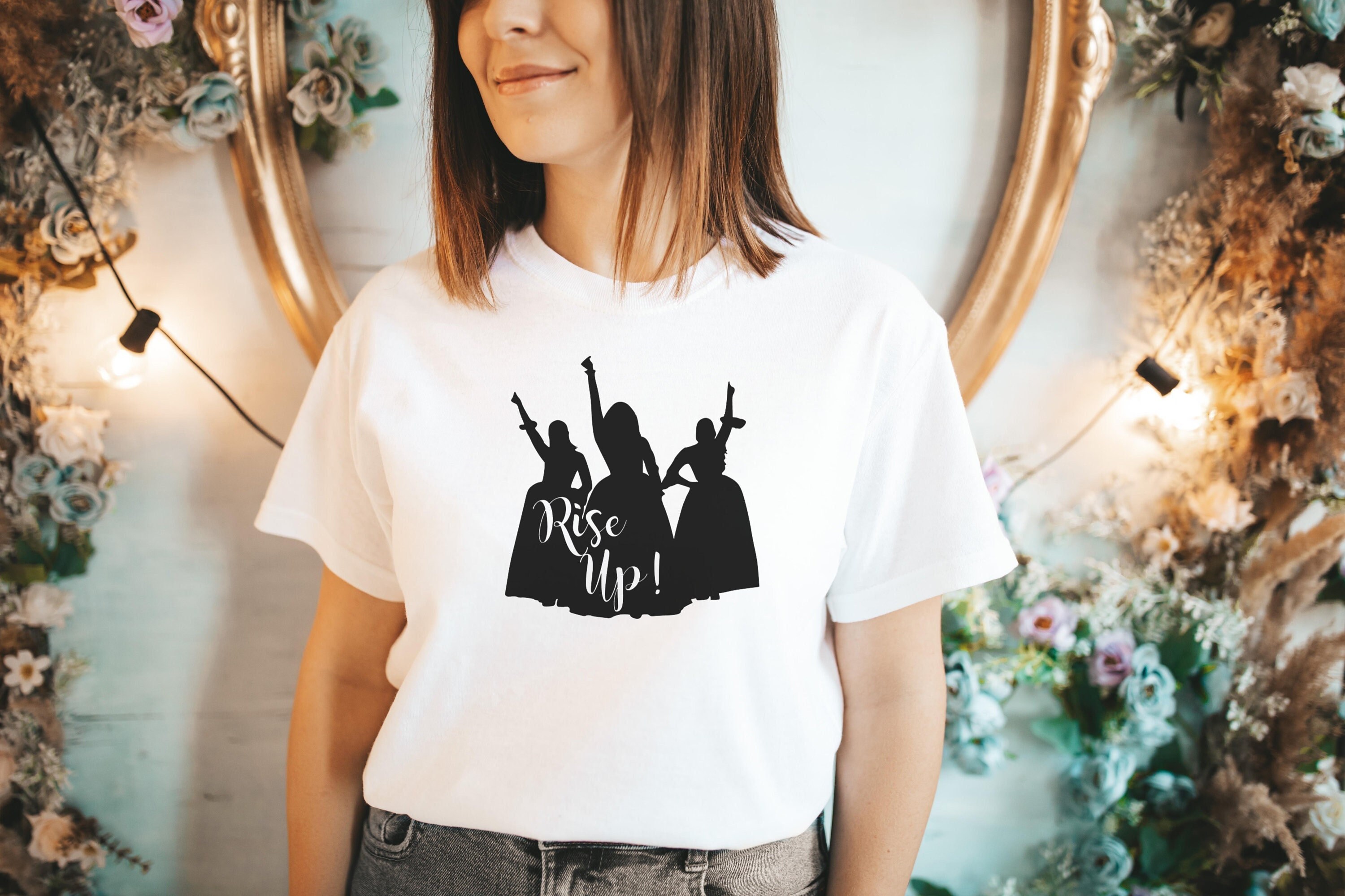 Rise up T-shirt Feminist Clothing Rise up Quote Broadway | Etsy