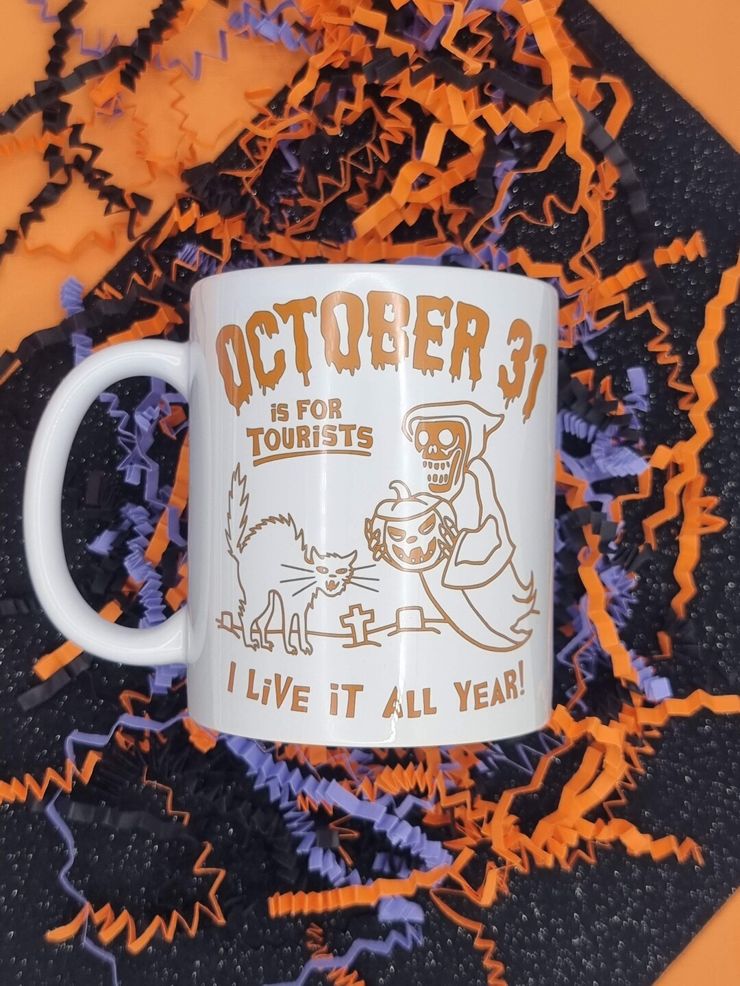 Halloween Mug Halloween Ghost Cup Witches Mug Halloween - Etsy UK