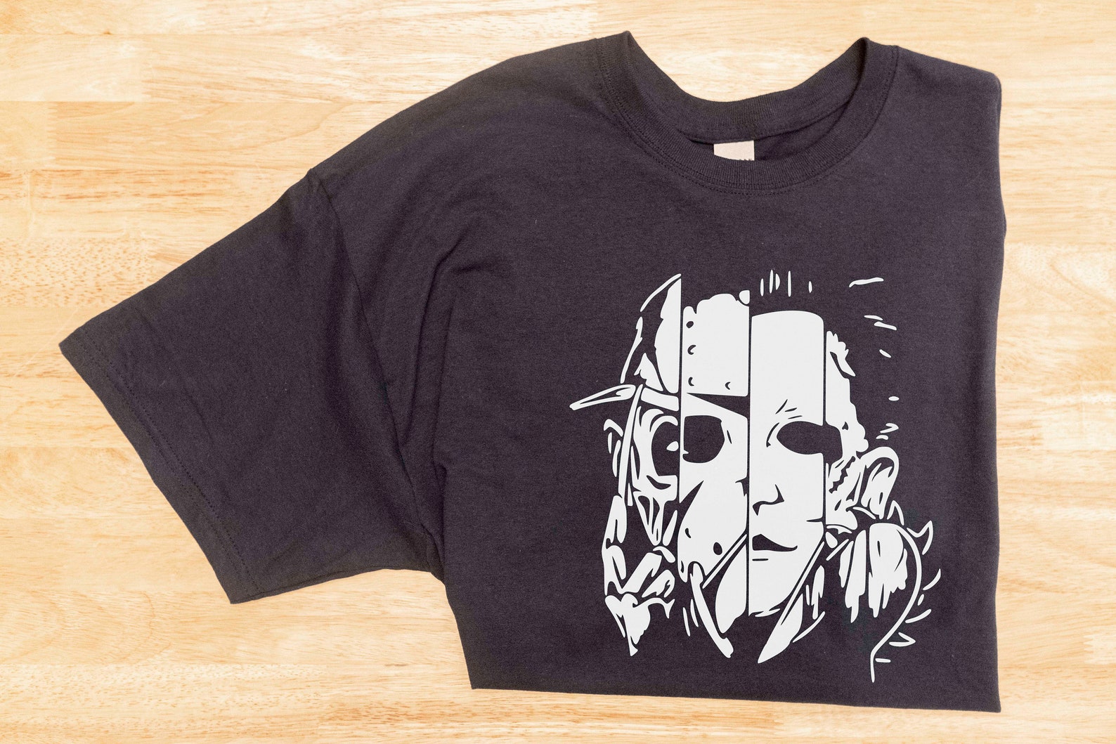 Horror T-shirt Halloween Horror Tshirt Freddy Kruger Jason | Etsy