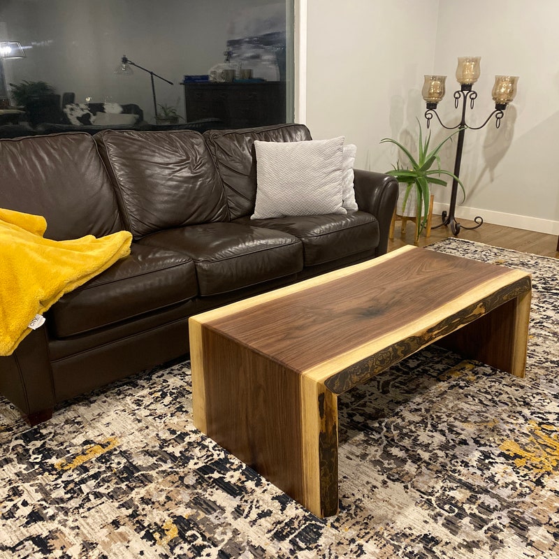 Waterfall Coffee Table - Etsy