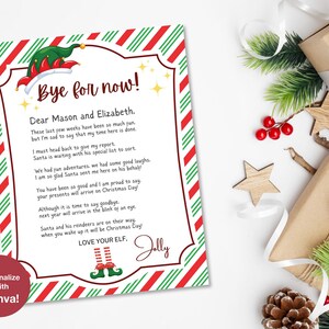 Editable Elf Letters, Elf Arrival Letter, Elf Goodbye, Elf Letter ...