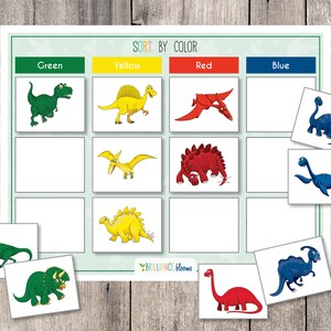 Printable Dinosaur Busy Book, Toddler Busy Book, Quiet Workbook ...