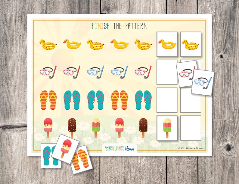 Summer Printable Preschool Busy Book, Summer Busy Book, Quiet Workbook ...