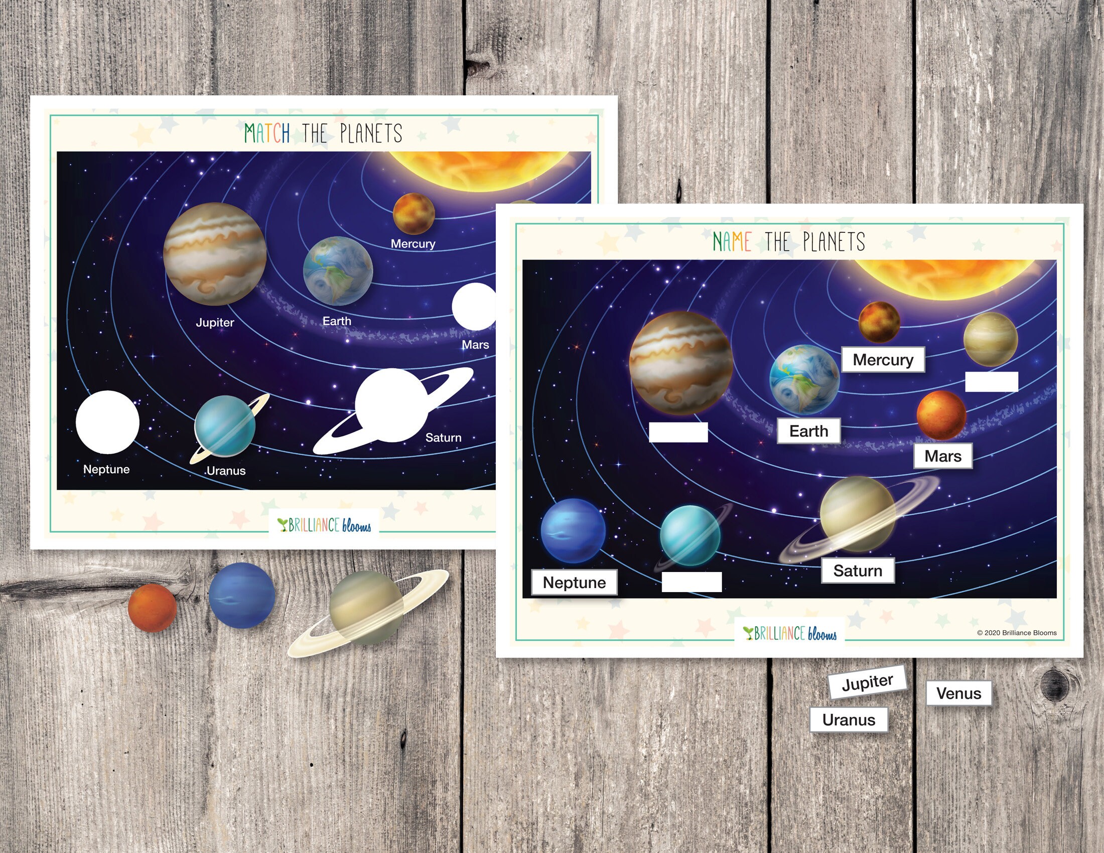 Printable Toddler Busy Book, Solar System Busy Book, Quiet Workbook ...