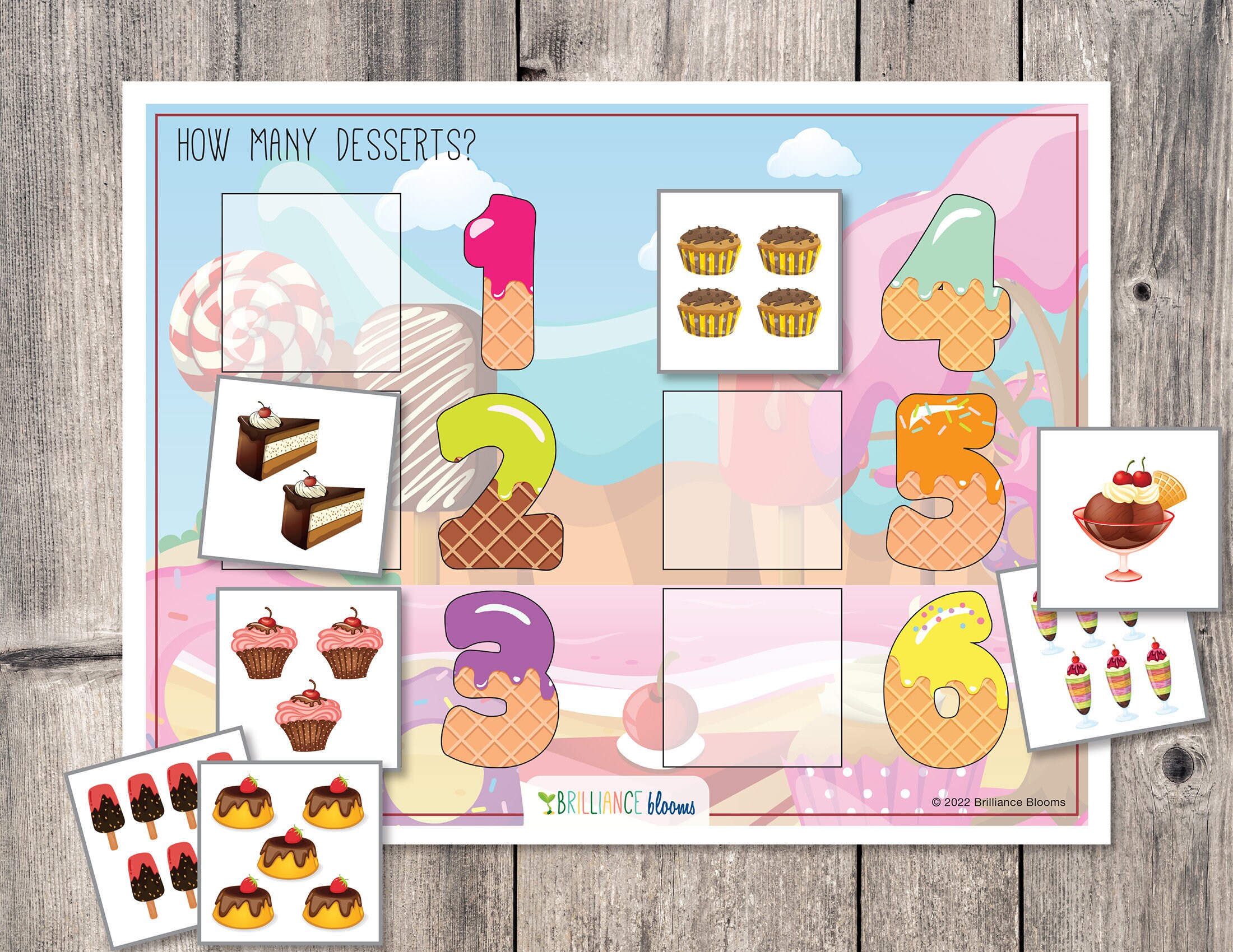 Printable Counting Activities Let's Count 1 to 10 Learn - Etsy