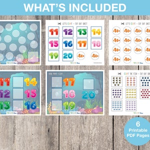 Printable Counting Activities, Let's Count 11 to 20, Learn to Count ...
