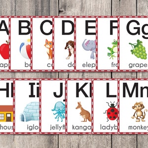 Printable Flashcards Bundle, Alphabet, Color Flashcards, Number ...