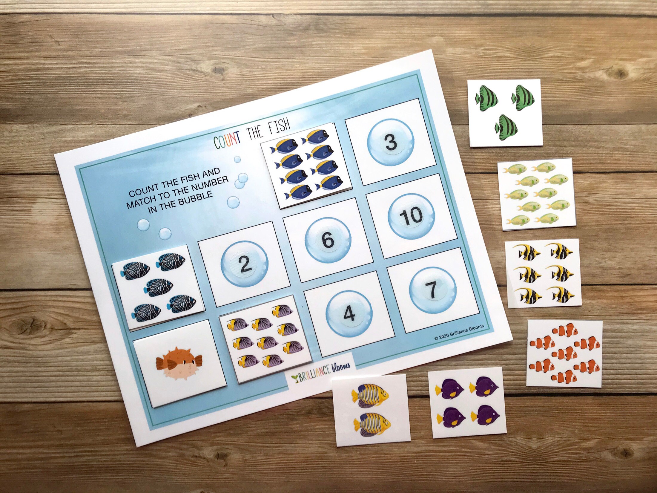 Printable Toddler Busy Book, Ocean Busy Book, Quiet Workbook, Ocean ...