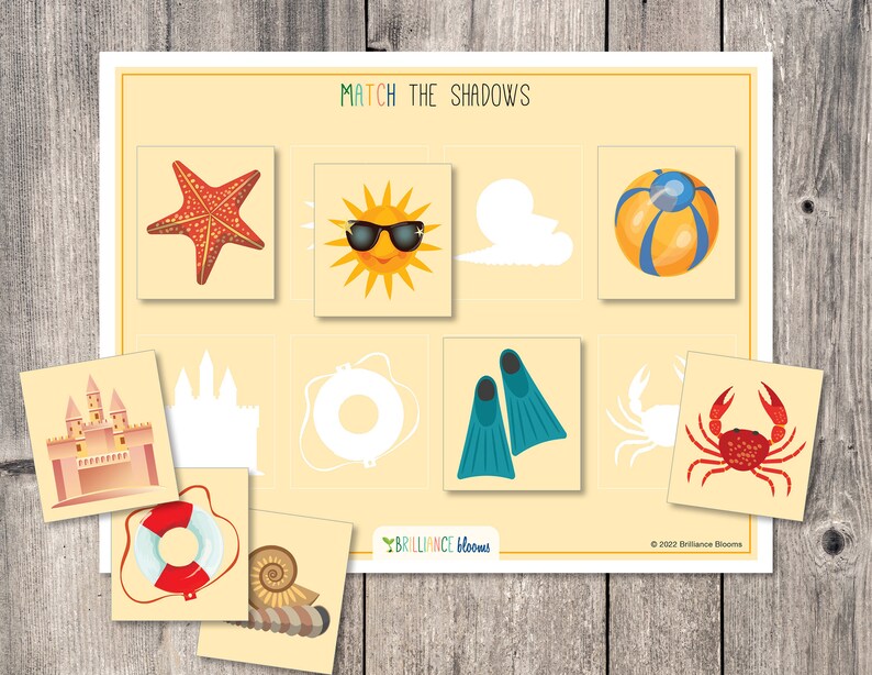 Summer Printable Preschool Busy Book, Summer Busy Book, Quiet Workbook ...