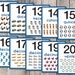 Spanish Printable Number Flashcards, Numbers 1-20, Preschool Activity ...