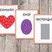 Spanish Printable Shapes Flashcards, Shapes Flashcards, Preschool ...