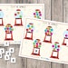 Printable Counting Worksheets Preschool Counting Activity - Etsy