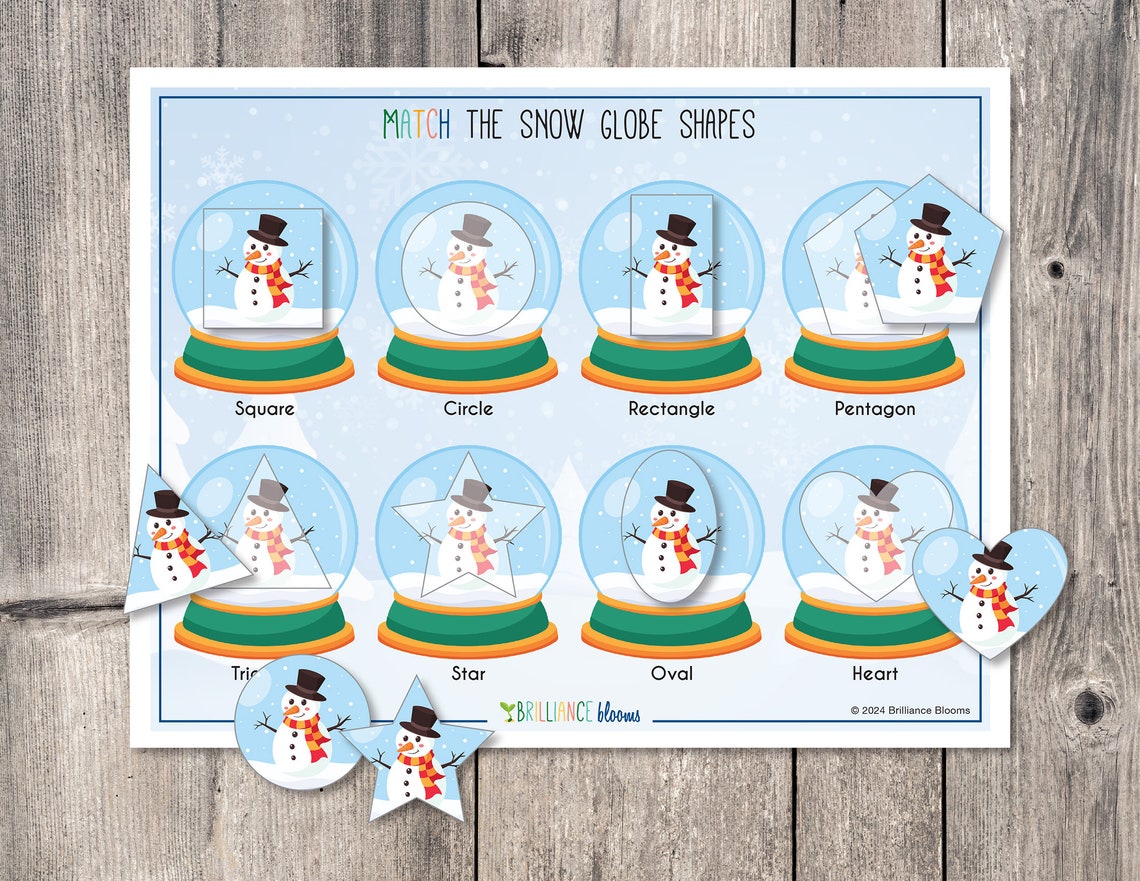 Printable Winter Busy Book, Preschool Busy Book, Quiet Workbook, Winter ...