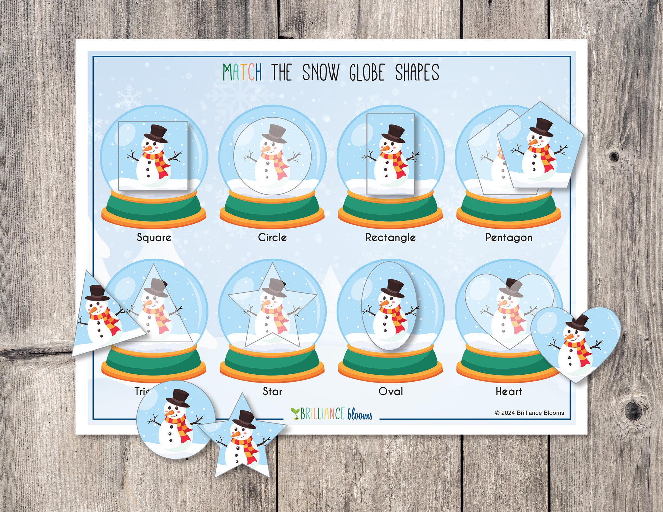 Printable Winter Busy Book, Preschool Busy Book, Quiet Workbook, Winter ...