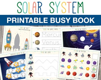 Solar System Busy Book - Etsy