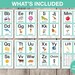 Spanish Printable Alphabet Flashcards, ABC Flashcards, Preschool ...