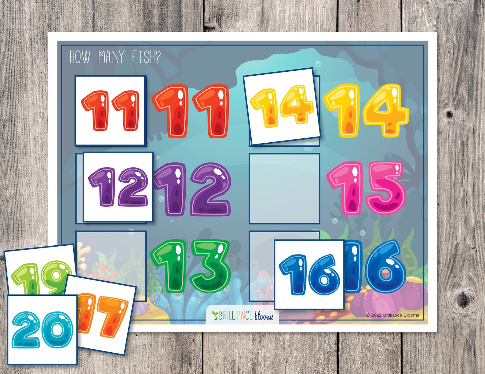 Printable Counting Activities, Let's Count 11 to 20, Learn to Count ...