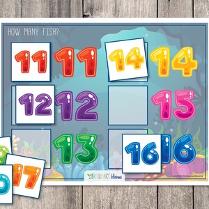 Printable Counting Activities, Let's Count 11 to 20, Learn to Count ...