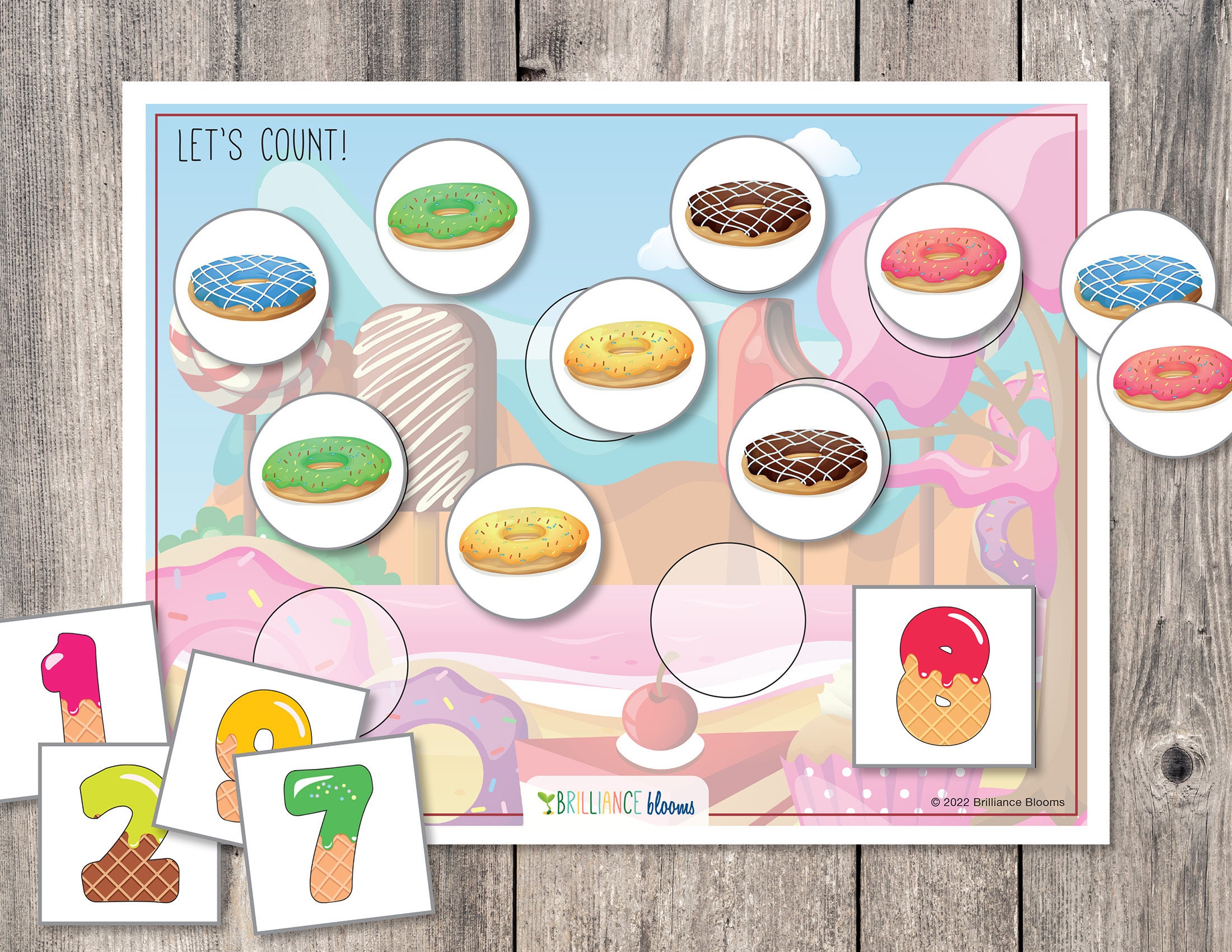 Printable Counting Activities Let's Count 1 to 10 Learn - Etsy