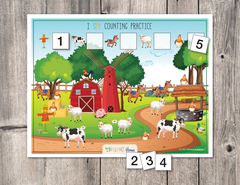 Printable Farm Animals Busy Book, Toddler Busy Book, Quiet Workbook ...