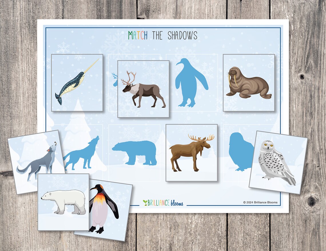 Printable Winter Busy Book, Preschool Busy Book, Quiet Workbook, Winter ...